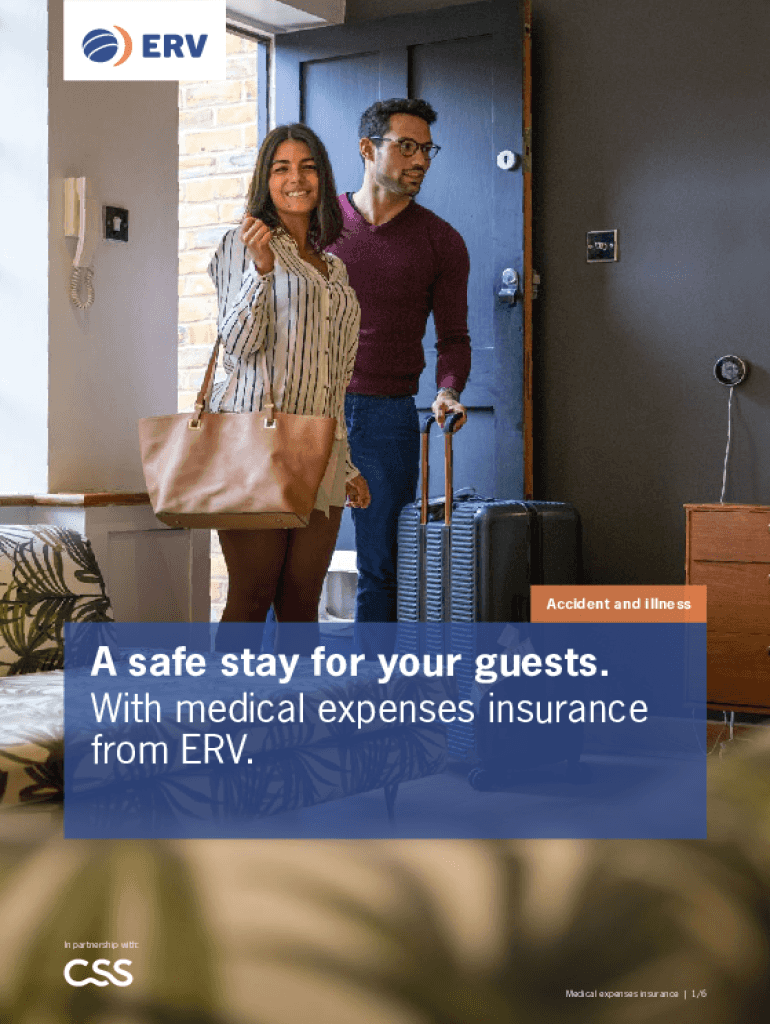 Fillable Online Visitor Health Insurance for unexpected injury and ...