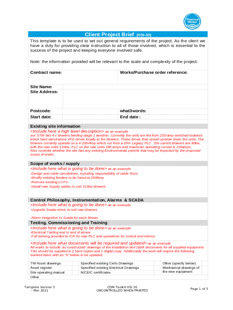 How to Write a Brief: Complete Guide + Free Template Doc Template ...