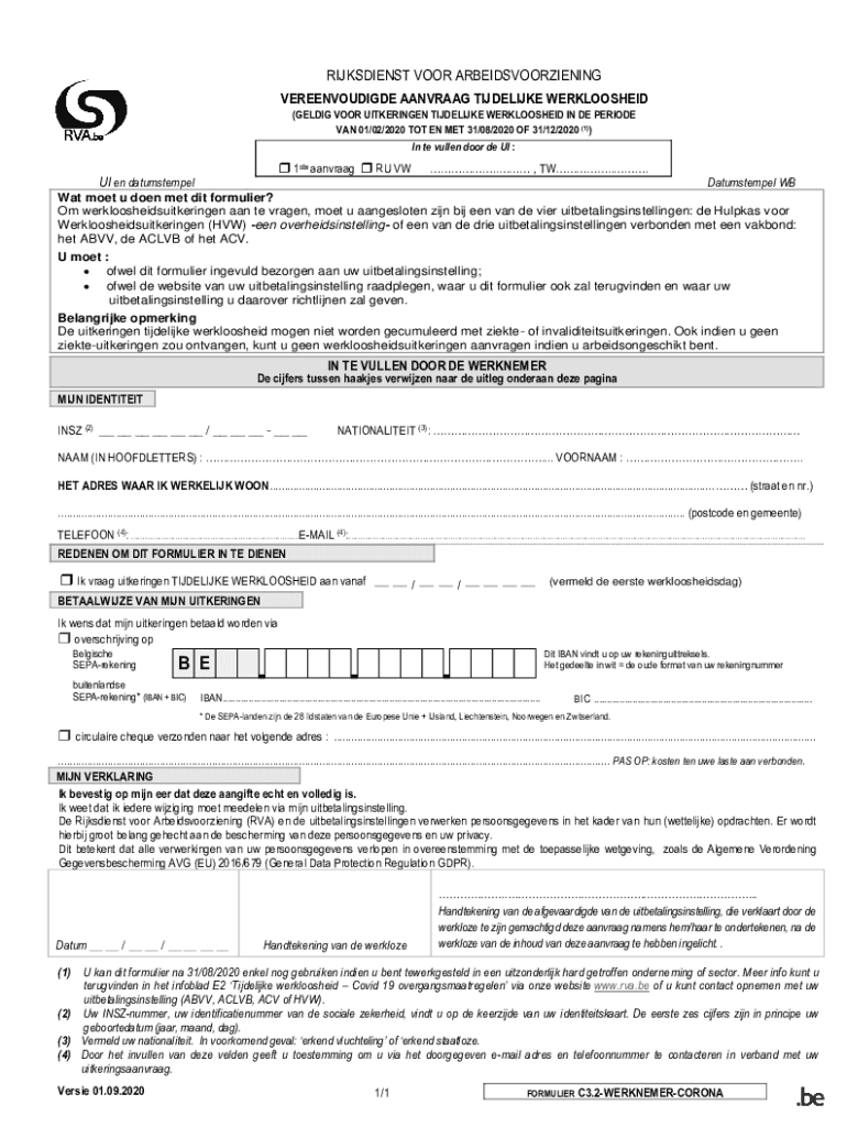 Invulbaar Online Procedure voor de betaling van uitkeringen tijdelijke ... Faxnummer Email ...