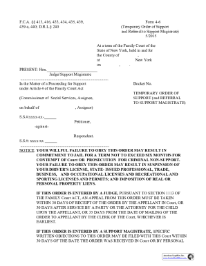 Fillable Online F.C.A.413, 416, 433, 434, 435, 439, Form 4-6 439-a, 440 ...