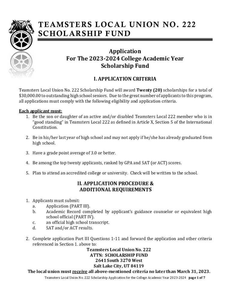 Fillable Online College of Applied Technologies Scholarships Fax Email Print - pdfFiller