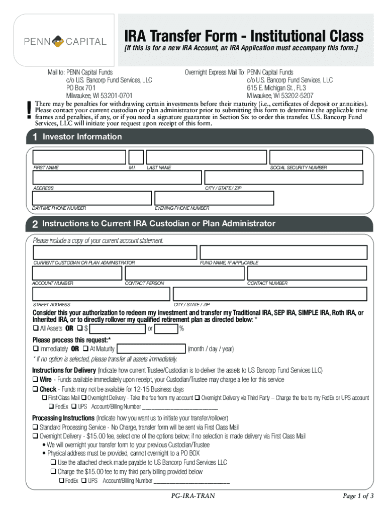 Fillable Online Institutional Bank Transfer Form - PDF Free Download ...