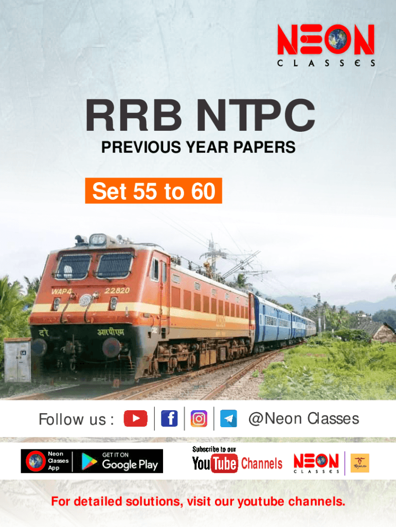 Fillable Online RRB NTPC PYQs by Raja Sir (Best Solutions) Free PDFs ...
