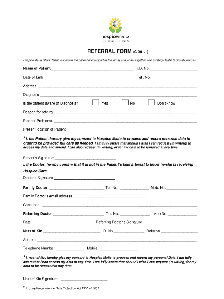 Fillable Online Specialist pallative care referal form -1614532186.docx ...