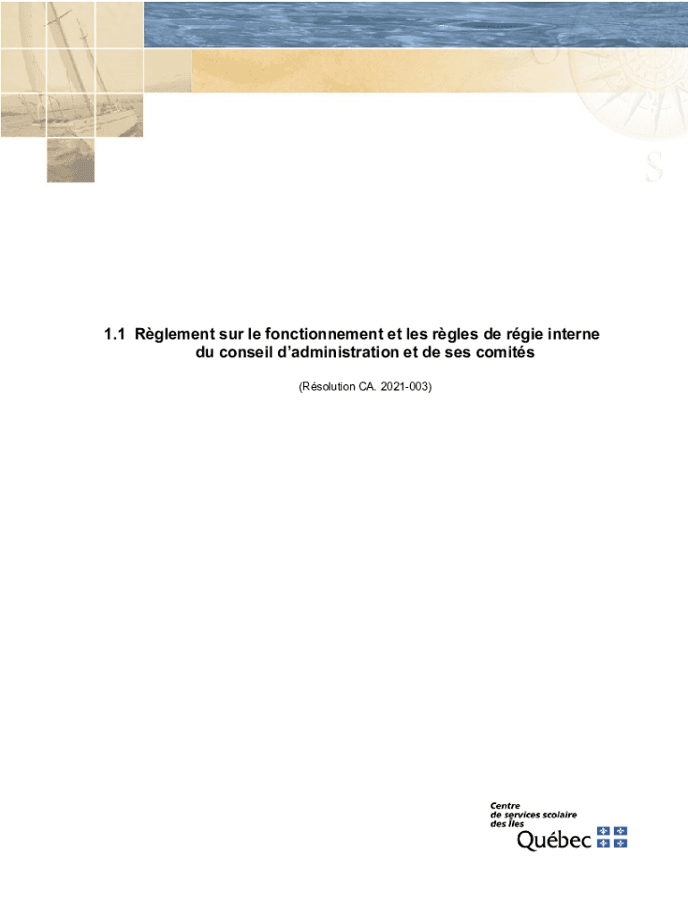 Remplissable En Ligne Rglement de rgie interne du Comit d'orientation et de ... Fax Email ...