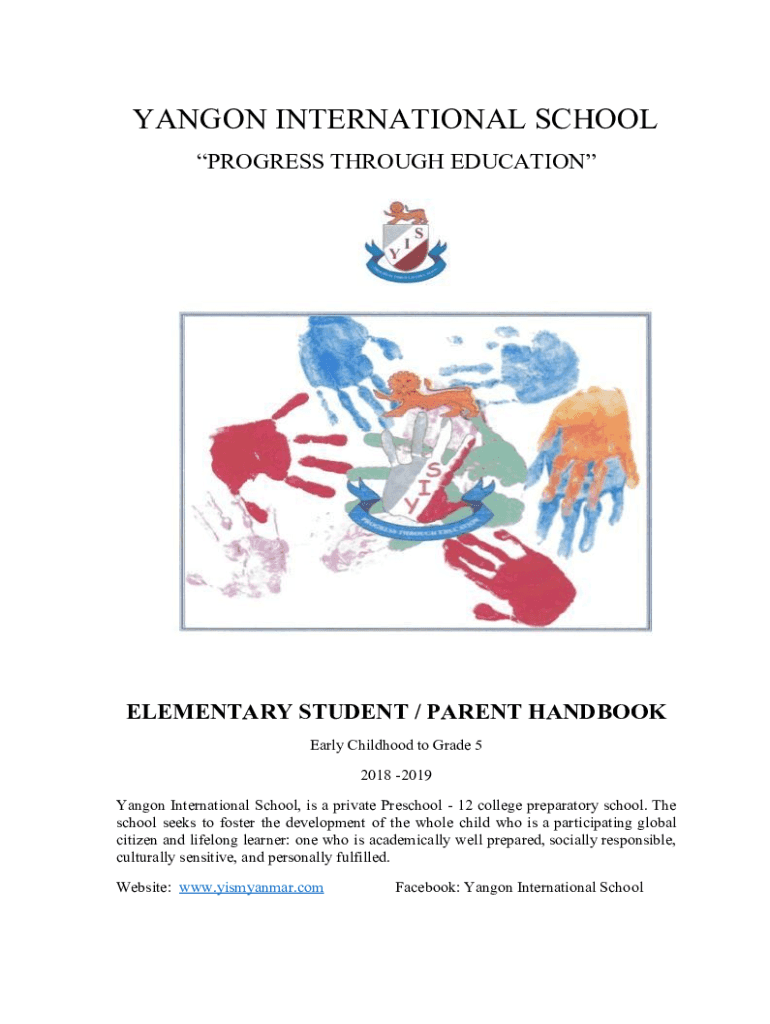 Fillable Online progress through education elementary student / parent ...