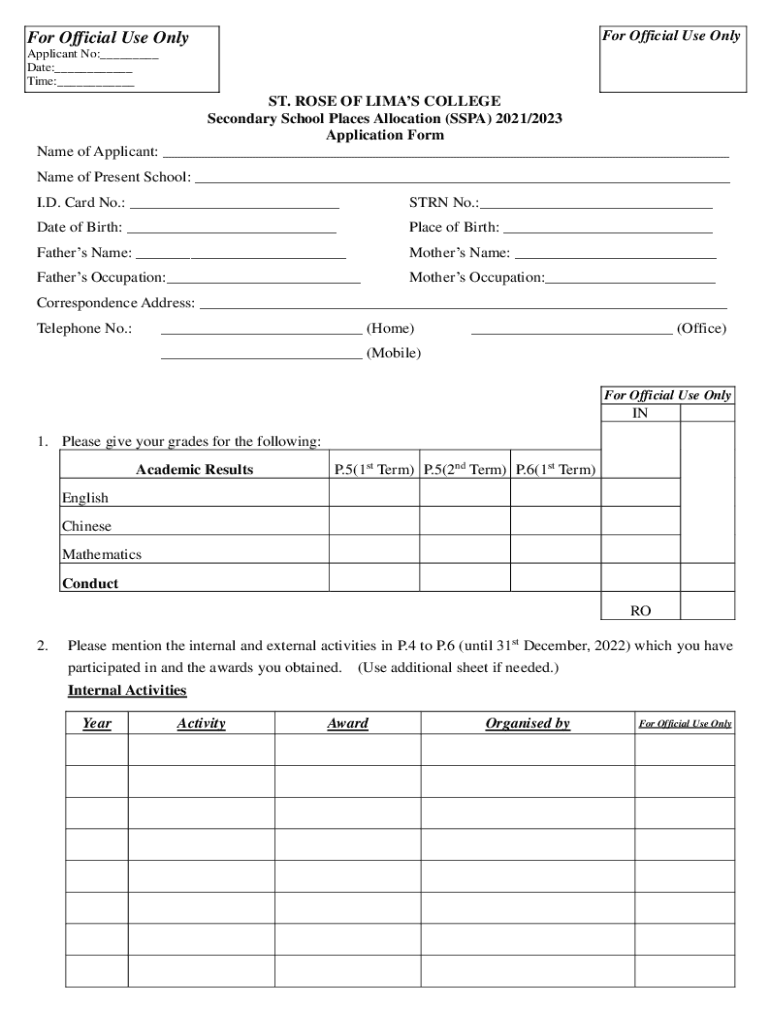 Fillable Online PA School Application Tip #3: Think Big Fax Email Print ...