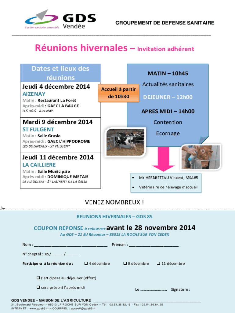 Remplissable En Ligne GROUPEMENT DE DEFENSE SANITAIRE Fax Email Imprimer - pdfFiller