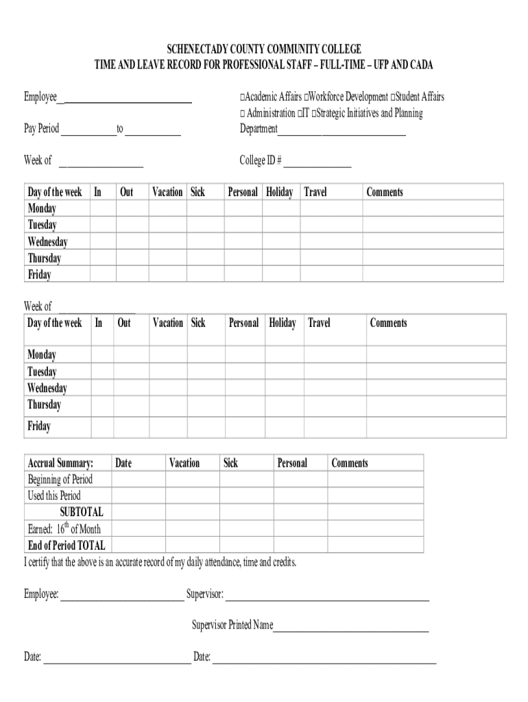 Fillable Online SCCC Union of Faculty and Professionals Fax Email Print ...