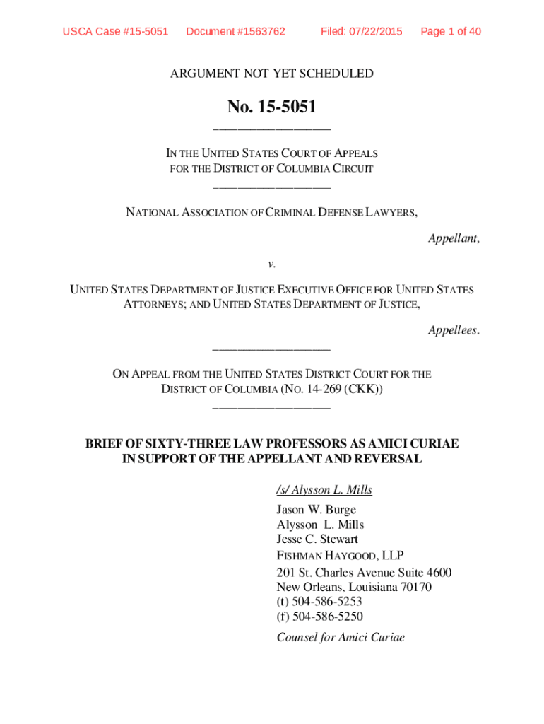 Fillable Online No. 15-5051 Fax Email Print - pdfFiller