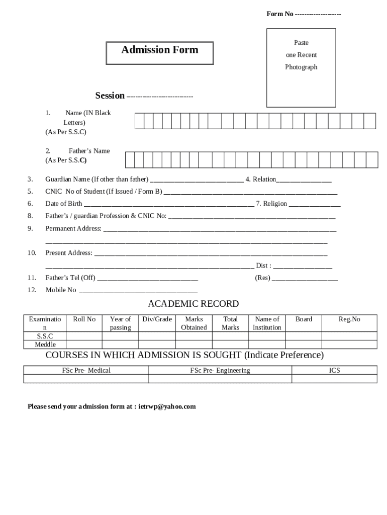 SSC Parent Nomination Doc Template | pdfFiller