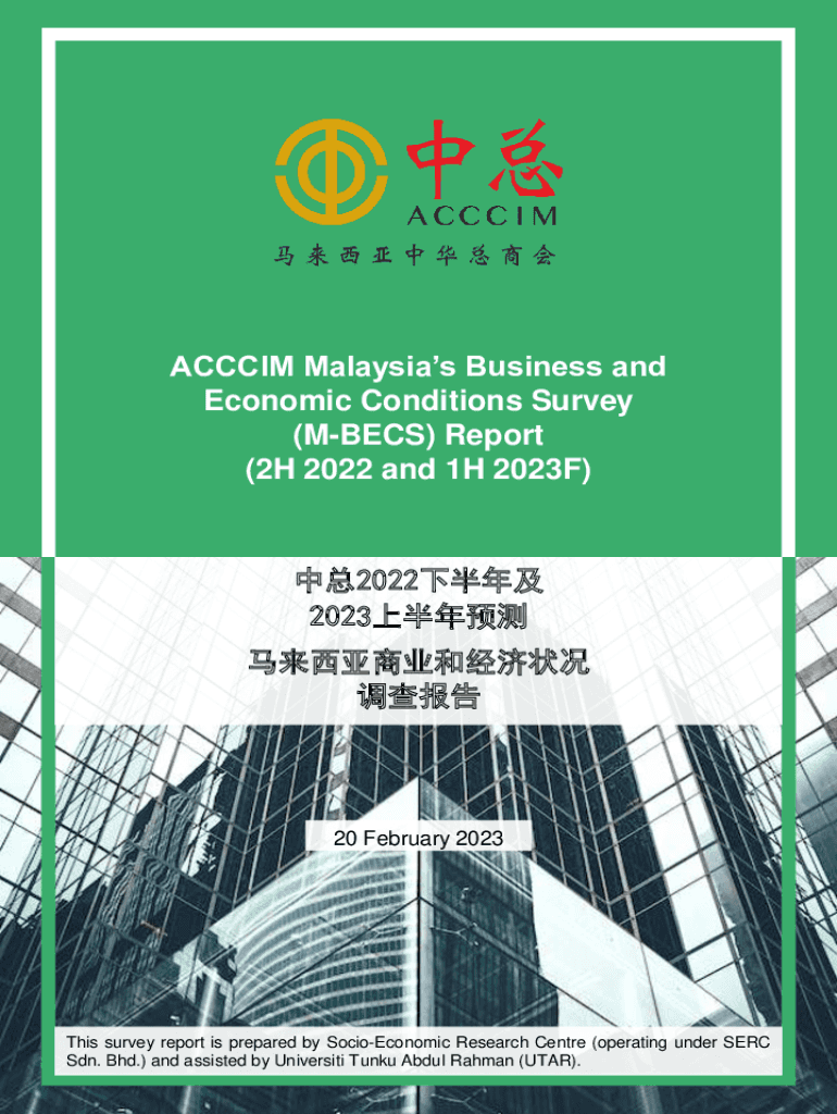 Fillable Online ACCCIM Malaysia's Business and Economic Conditions ...