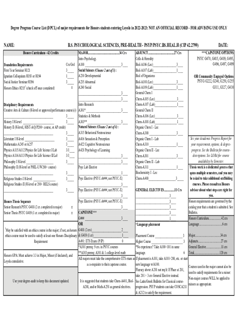Fillable Online Sample Academic Plan - PSYC 1226.pdf Fax Email Print - pdfFiller