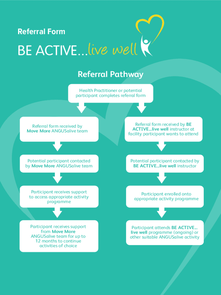 Fillable Online New Active for Life Referral Form Fax Email Print ...