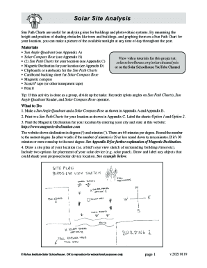 Fillable Online Solar Site Evaluation: Tools and Techniques to Quantify ...