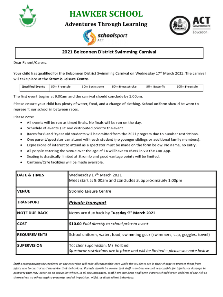Fillable Online HAWKER SCHOOL Fax Email Print - pdfFiller