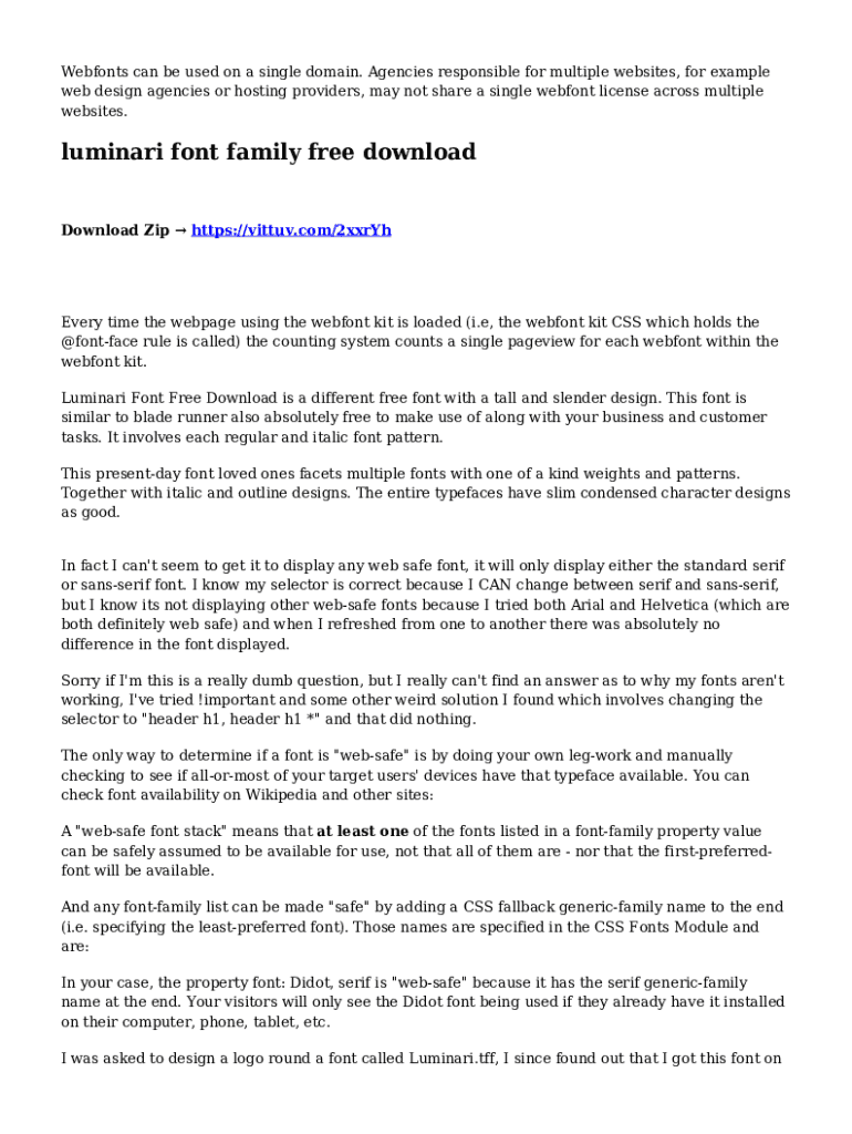 Fillable Online Browse new and top web fonts Fax Email Print - pdfFiller