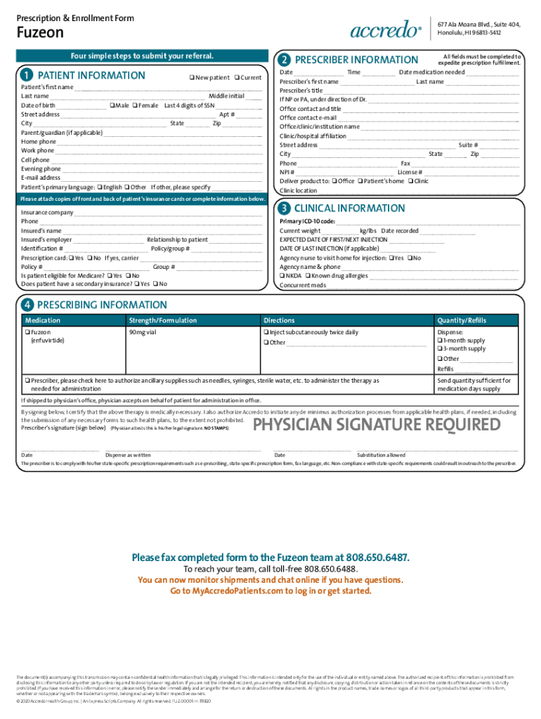 Fillable Online This Specialty Pharmacy Serves Patients with Complex ... Fax Email Print - pdfFiller