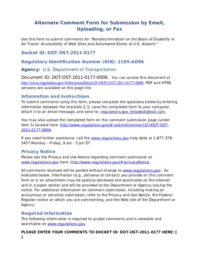 Request for Clarification and Extension of Comment Period Doc Template ...