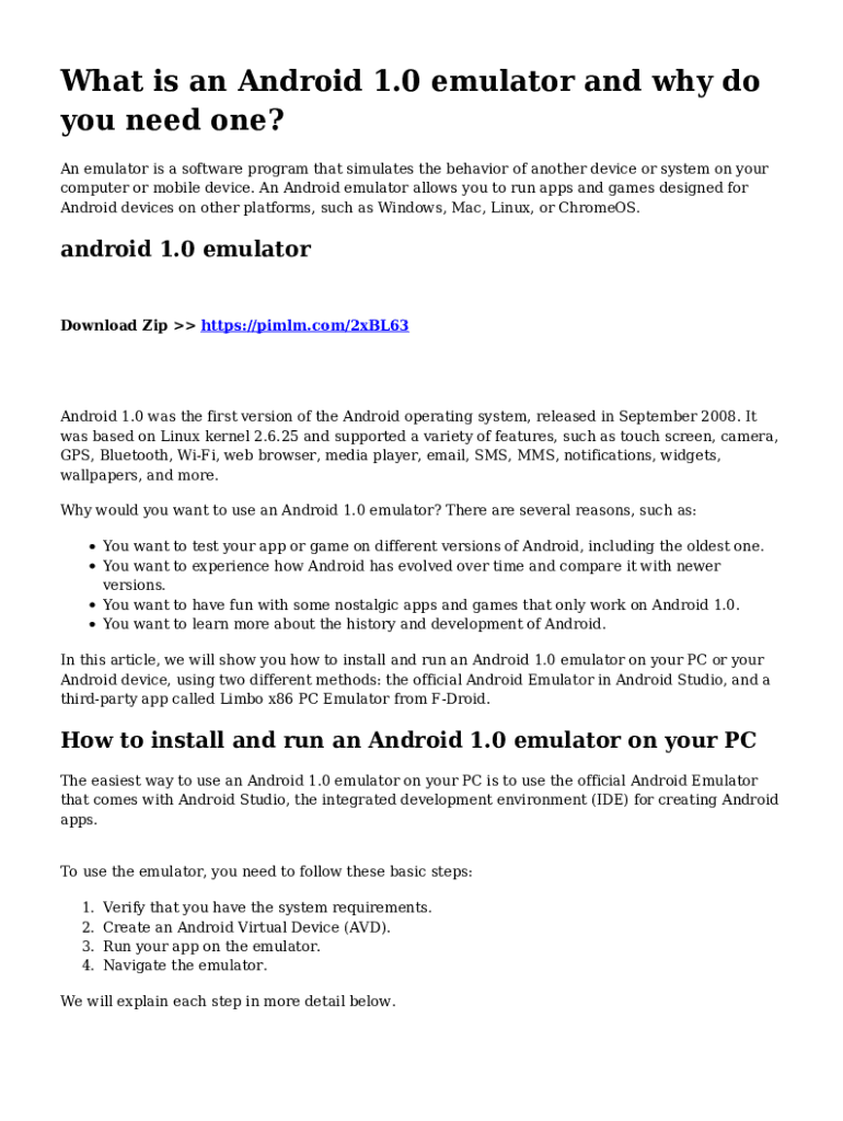 Fillable Online What Is The Difference Between Running My Android Code Fax Email Print