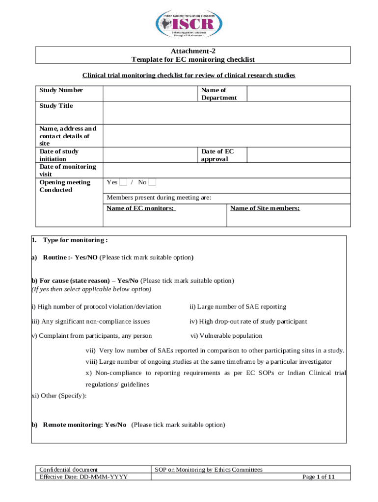 How to Monitor and Write Clinical Trial Monitoring Report ... Doc ...