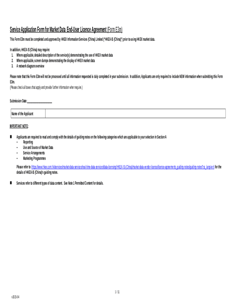 Datafeed Application Procedure (for existing End-Users) Doc Template ...