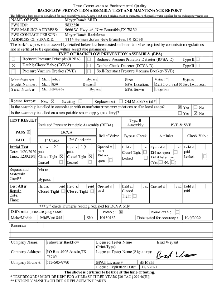 Fillable Online Meyer Ranch MUD Fax Email Print - pdfFiller