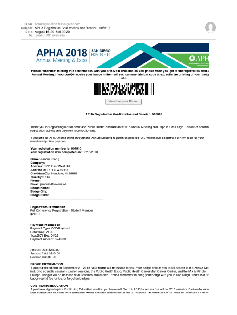 Fillable Online print a registration receipt or certificate of ...