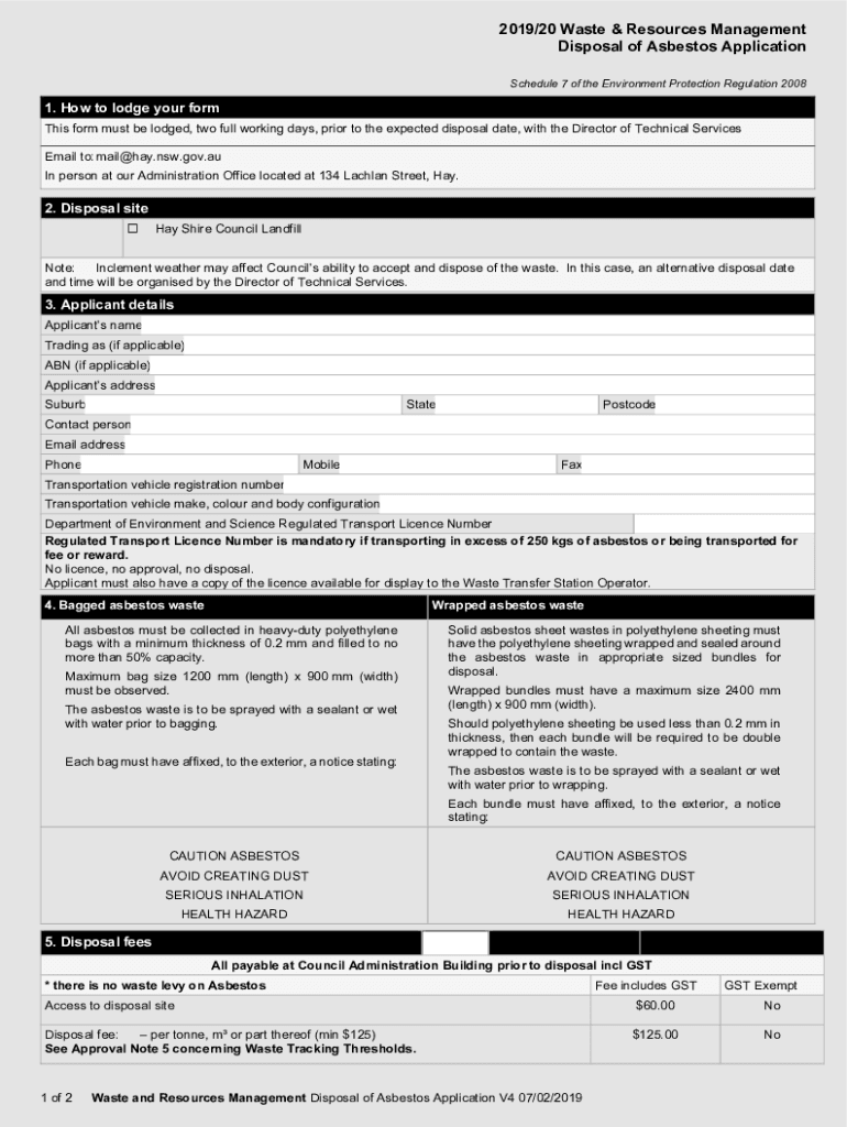 Fillable Online The 20 Point Asbestos Safety Check Fax Email Print ...