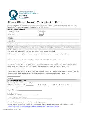 Stormwater Application and Report s Doc Template | pdfFiller