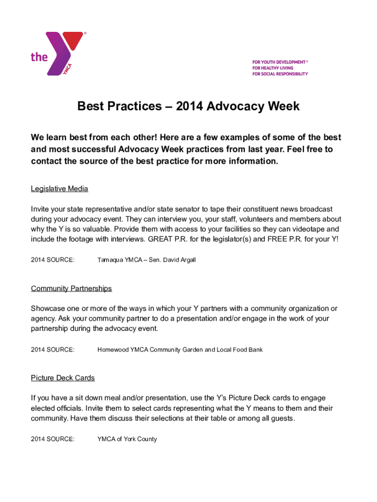 Fillable Online 8 inspiring advocacy campaign examples that made a ...