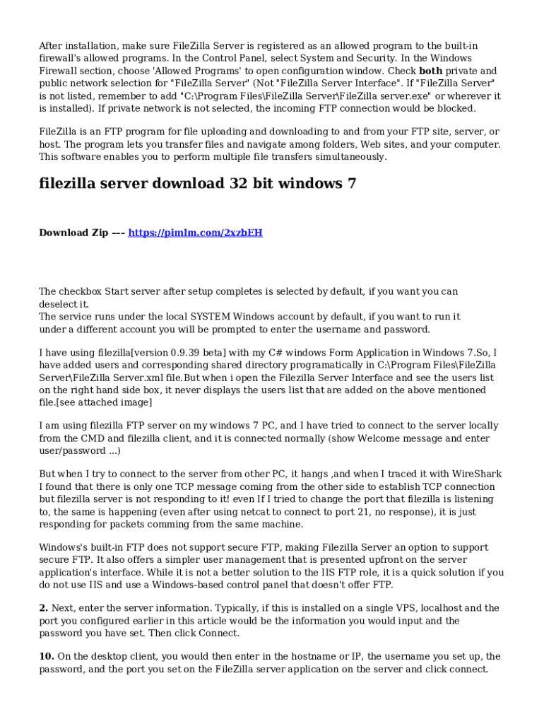 Fillable Online Questions about setting Firewall of Windows 10 of ...