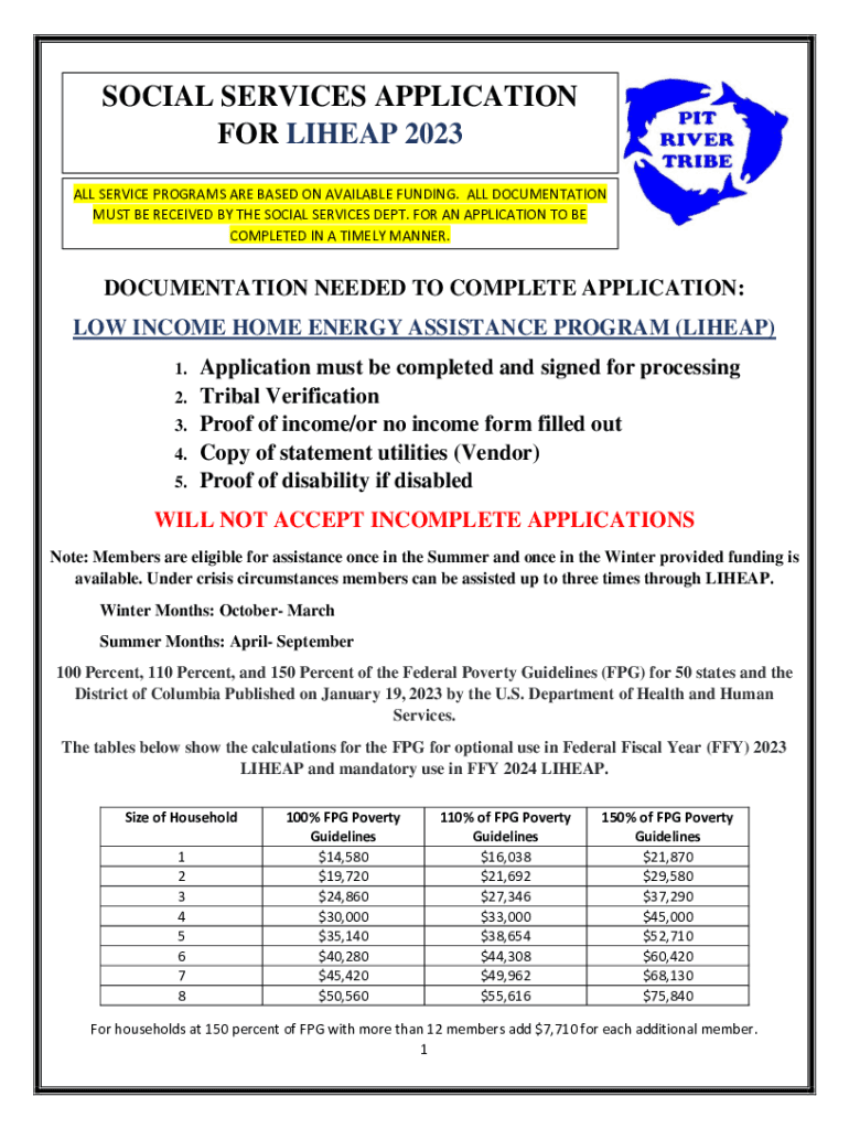 Fillable Online Receive Assistance With Your Utility Bills (LIHEAP ...