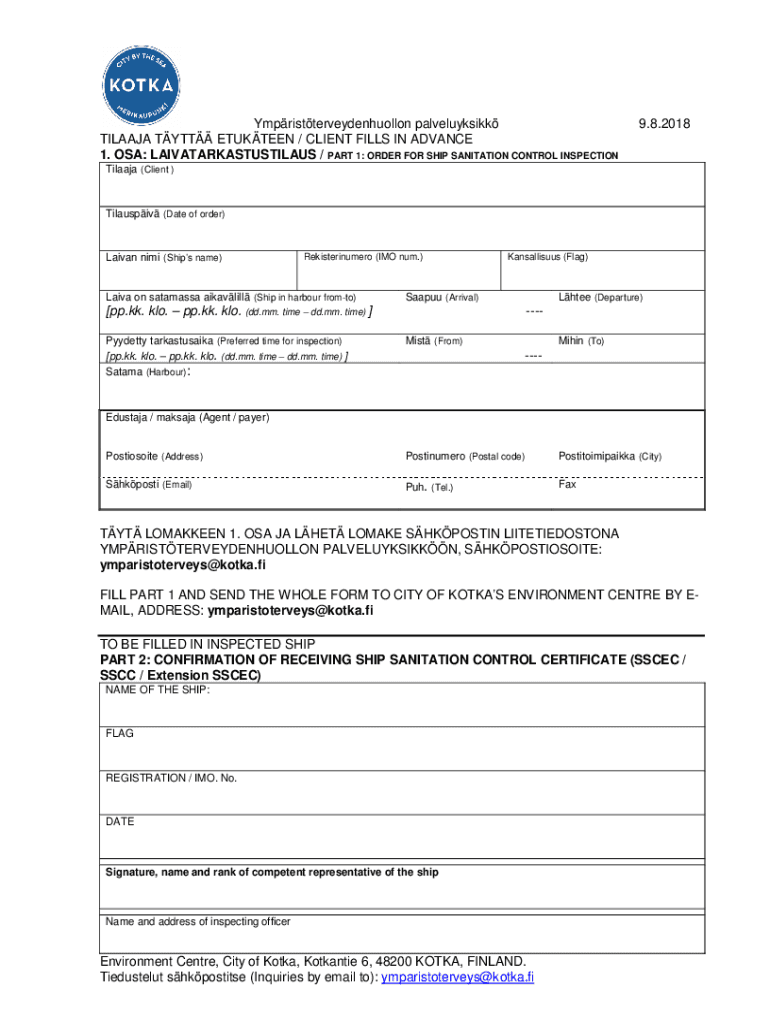 Fillable Online Ship Sanitation Control Certificate/Ship ... - dco.uscg ...
