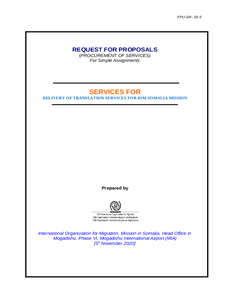 IOM Somalia - International Organization for Migration Doc Template ...