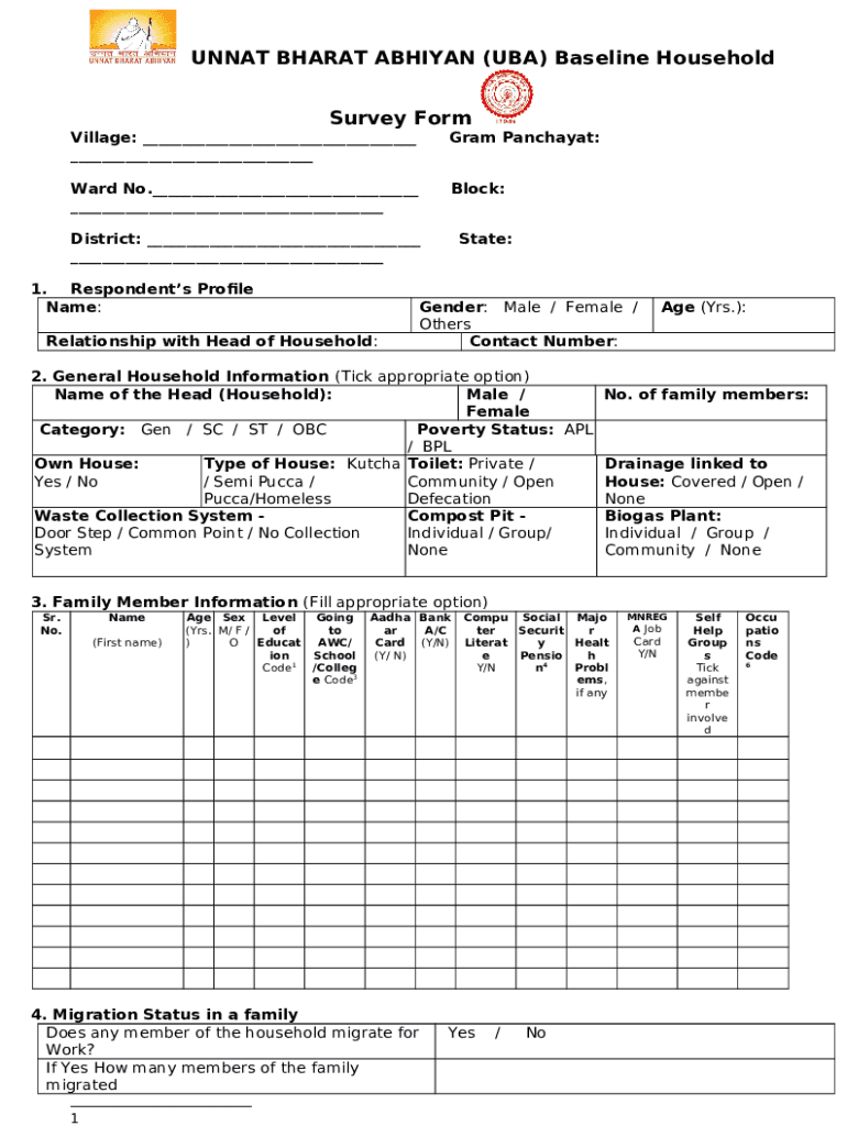 STRENGTHENING VILLAGE HEALTH, SANITATION, AND ... Doc Template | pdfFiller