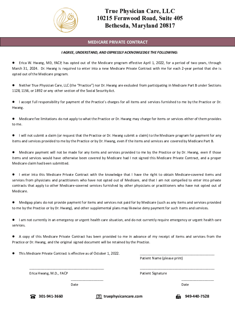 Fillable Online TPC-Medicare-Opt-Out-Contract.docx Fax Email Print ...
