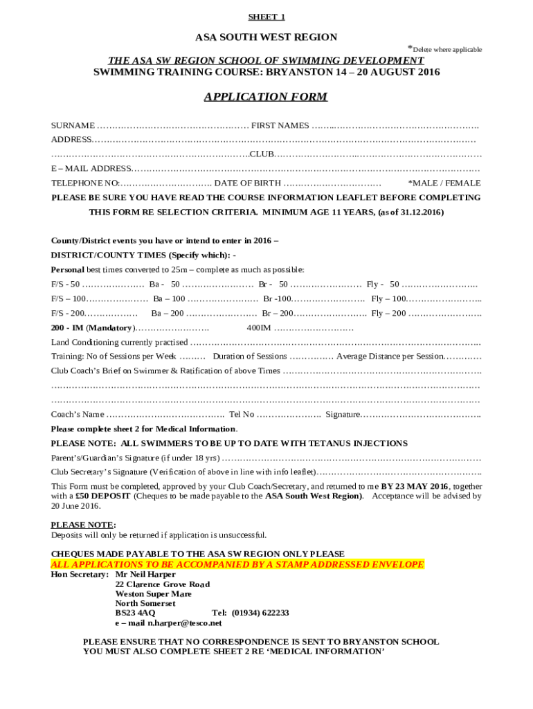 WESTERN COUNTIES ASA Doc Template | pdfFiller