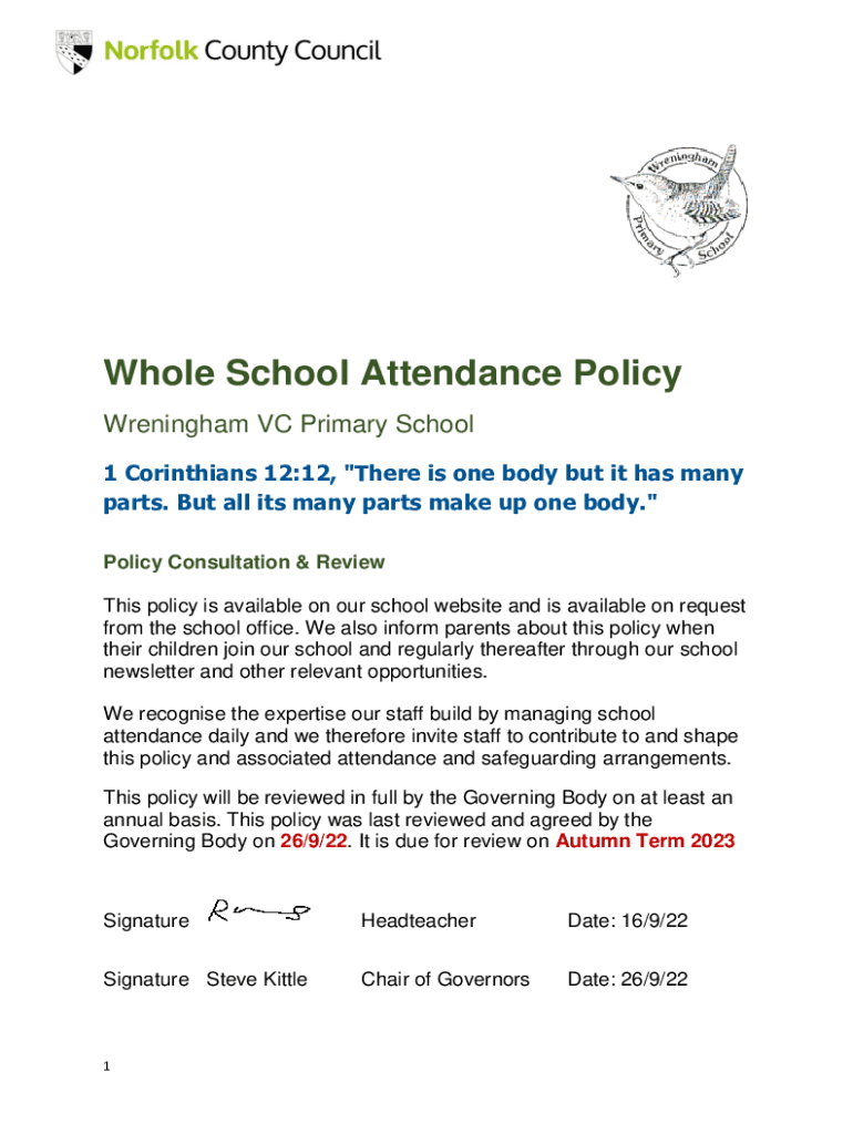 Fillable Online School Policies that Engage Students and Families Fax ...