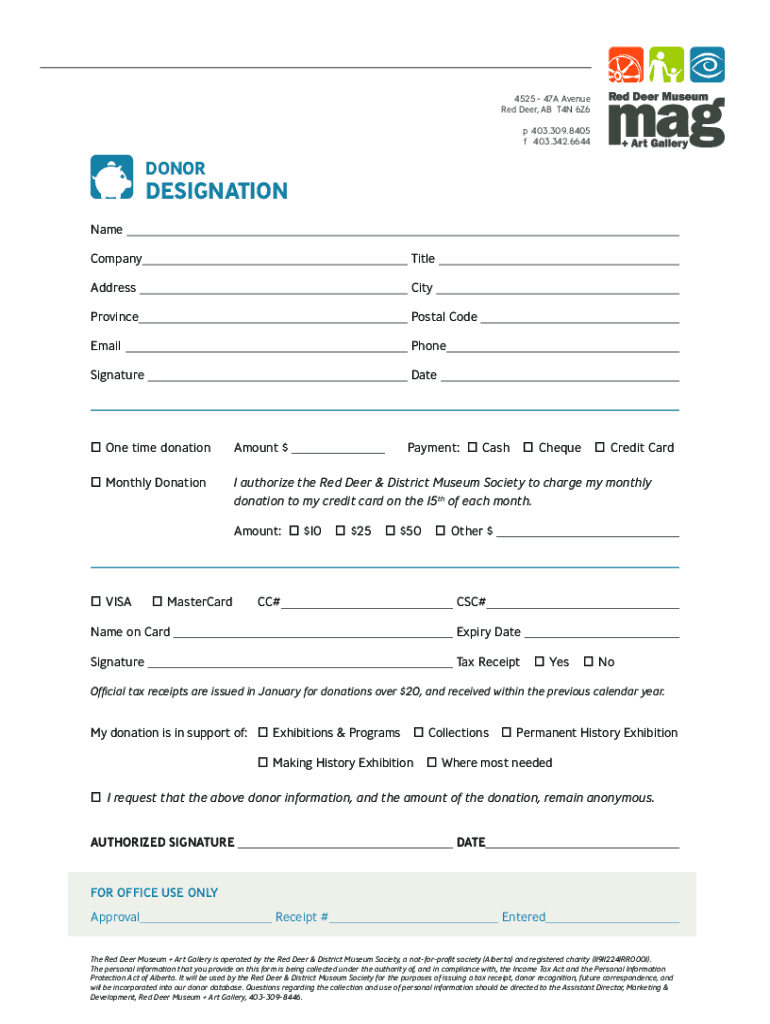 Fillable Online Red Deer Museum + Art Gallery - All You Need to Know ... Fax Email Print - pdfFiller