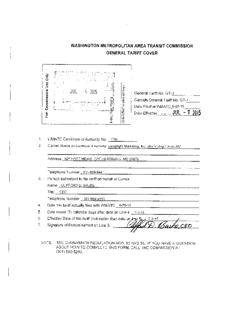 Fillable Online WMATA: Home Fax Email Print - pdfFiller