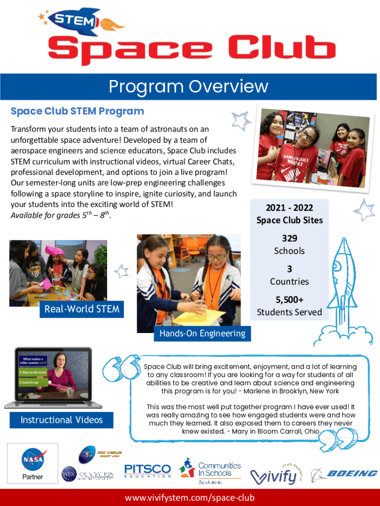 Fillable Online Mission to Mars: Middle School STEM Curriculum Unit Fax ...