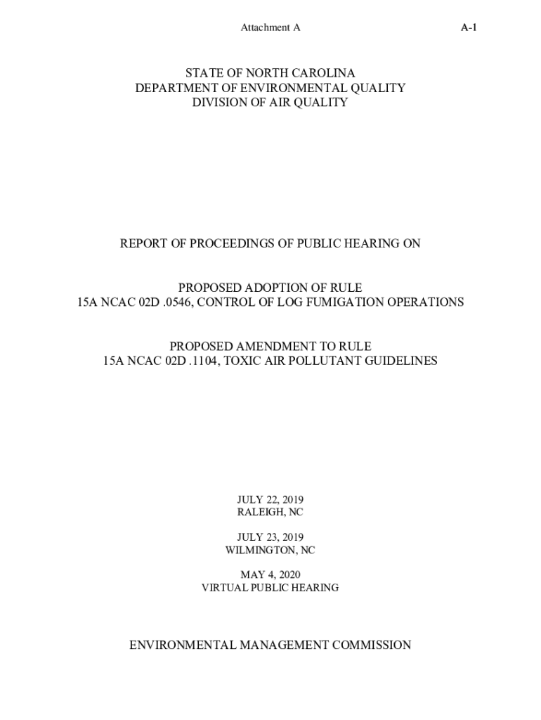 Fillable Online 15a ncac 02d .0545 (rule void) treatment of malfunction ... Fax Email Print ...