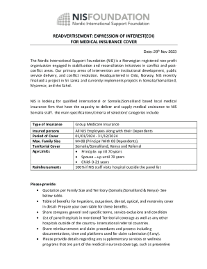 Fillable Online Evidence of Insurability (EOI) Request Fax Email Print ...