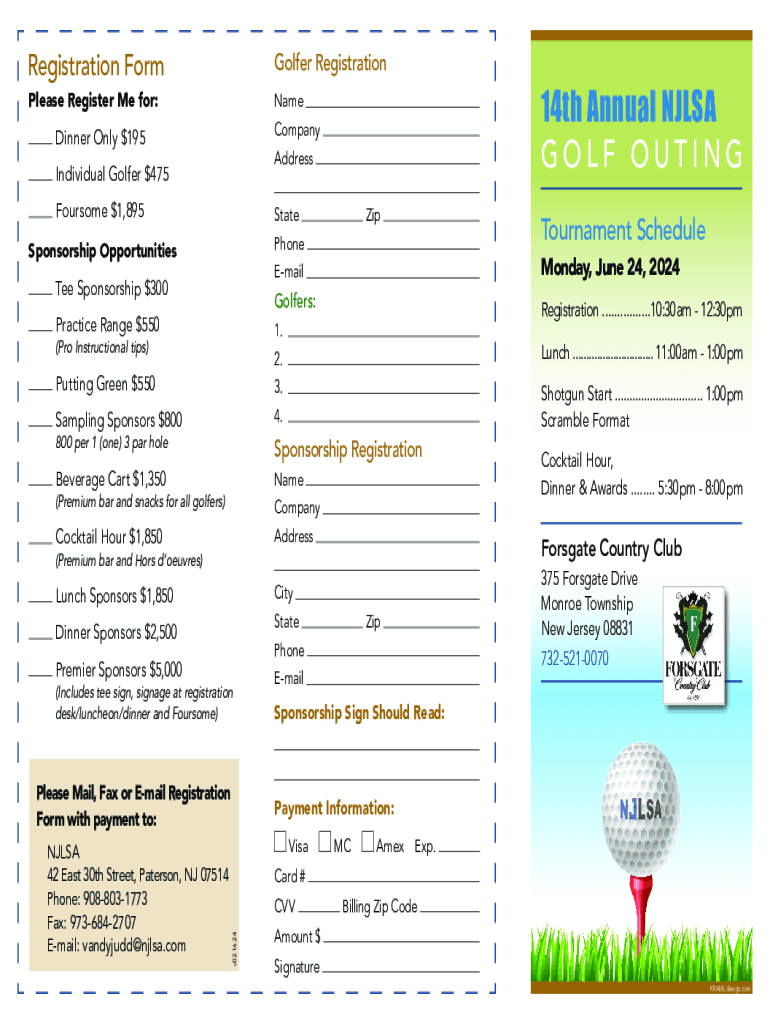 Fillable Online Paint Branch Golf Complex - Park and Recreation ...