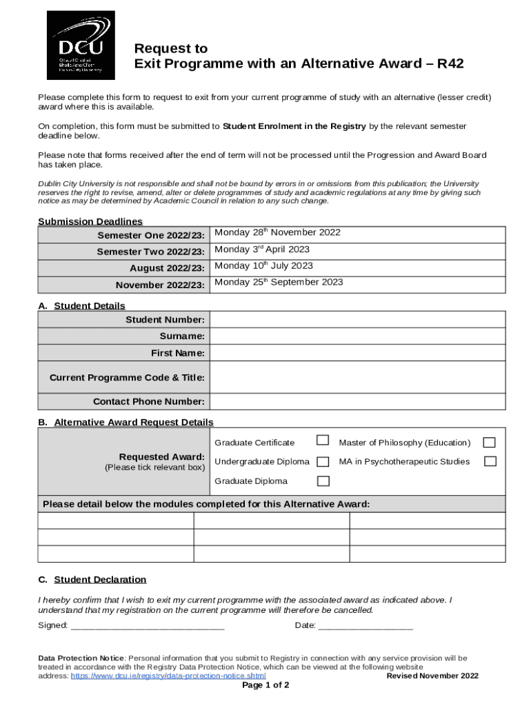 Application for Approval to Register as a Repeat Student ... Doc ...