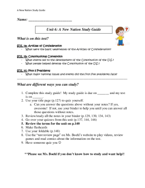 Fillable Online The Government of the New Nation Teacher Guide Fax ...