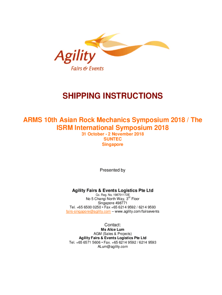 Fillable Online Agility SM Template - General Instructions.doc Fax Email Print - pdfFiller