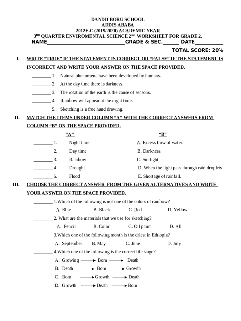Primary-school - Dandii Boru School Doc Template | pdfFiller