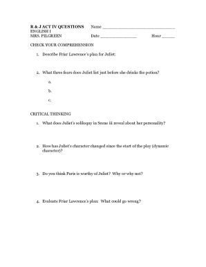 Fillable Online RJ Act IV Questions Fax Email Print - pdfFiller